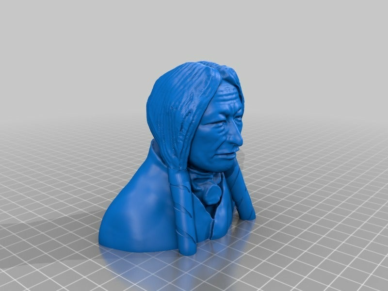 Free STL file Indian Chiefs - "Little Hawk"・3D print object to download ...