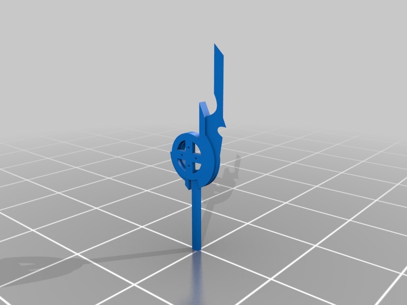 3D file Harbinger (Qrow's Weapon from RWBY) 🔫・3D print model to ...