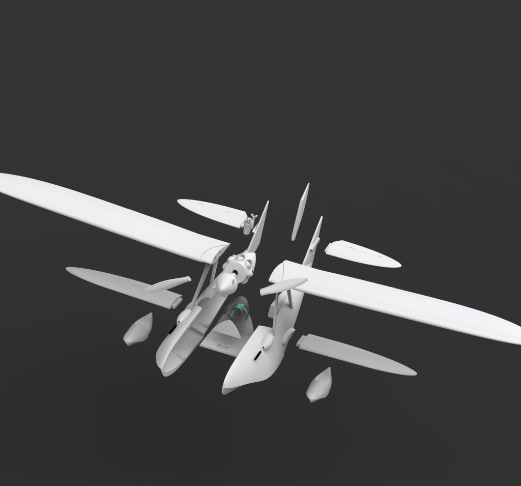 STL file Flying boat-fighter "IM". Shavrov. Project. 1930.・3D printer ...