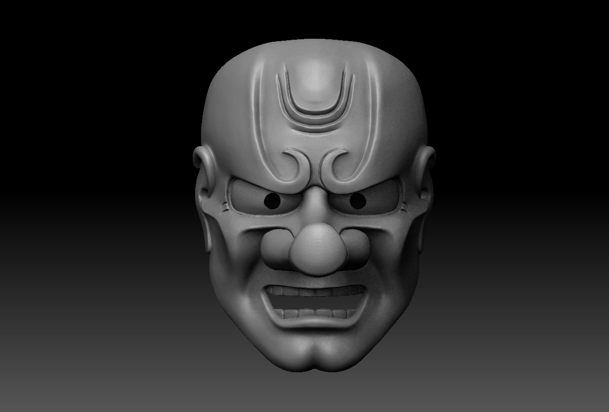 Download STL file TRADITIONAL JAPANESE MASKS COLLECTION "2" • 3D ...