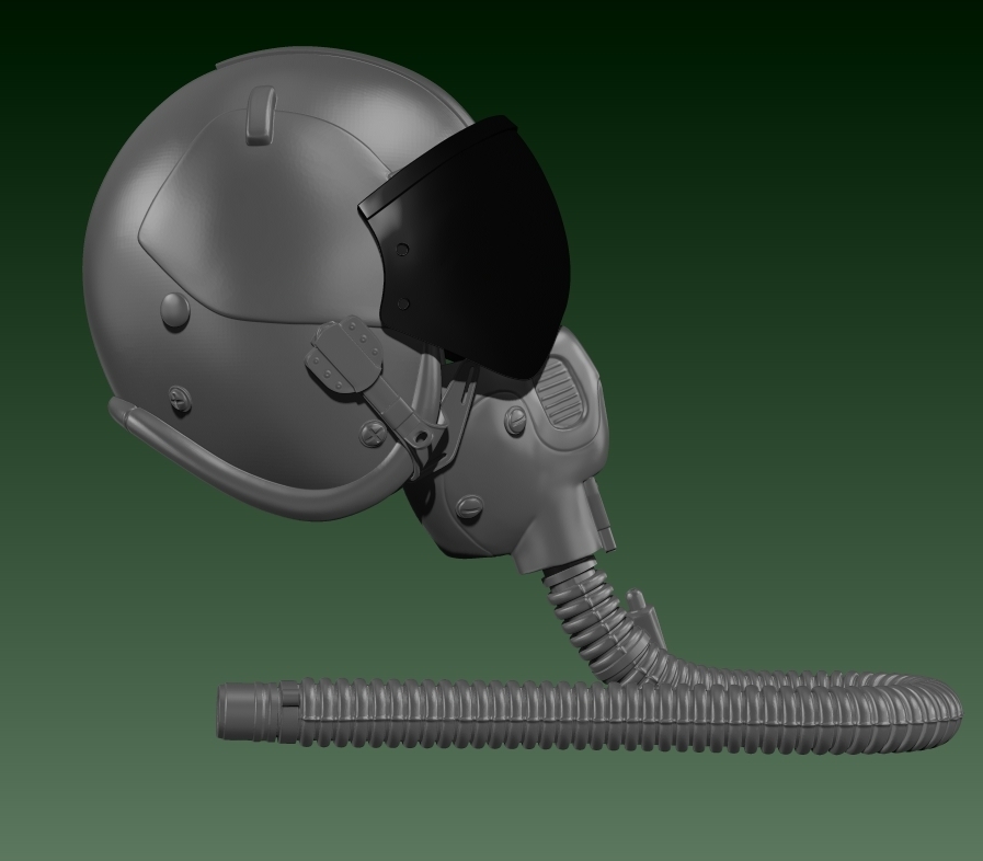 STL file Helmet HGU-55 🪖・3D printing design to download・Cults