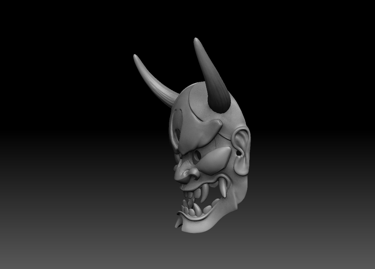 STL file Oni Mask・3D print design to download・Cults