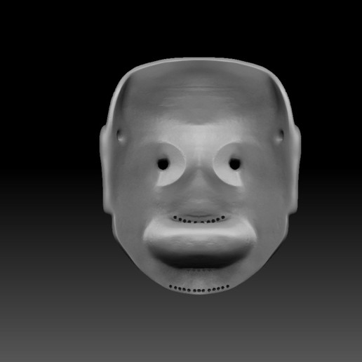Download STL file Kojo Mask (Old Man) • 3D printing design ・ Cults