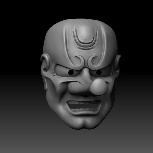 Download STL file TRADITIONAL JAPANESE MASKS COLLECTION "2" • 3D ...