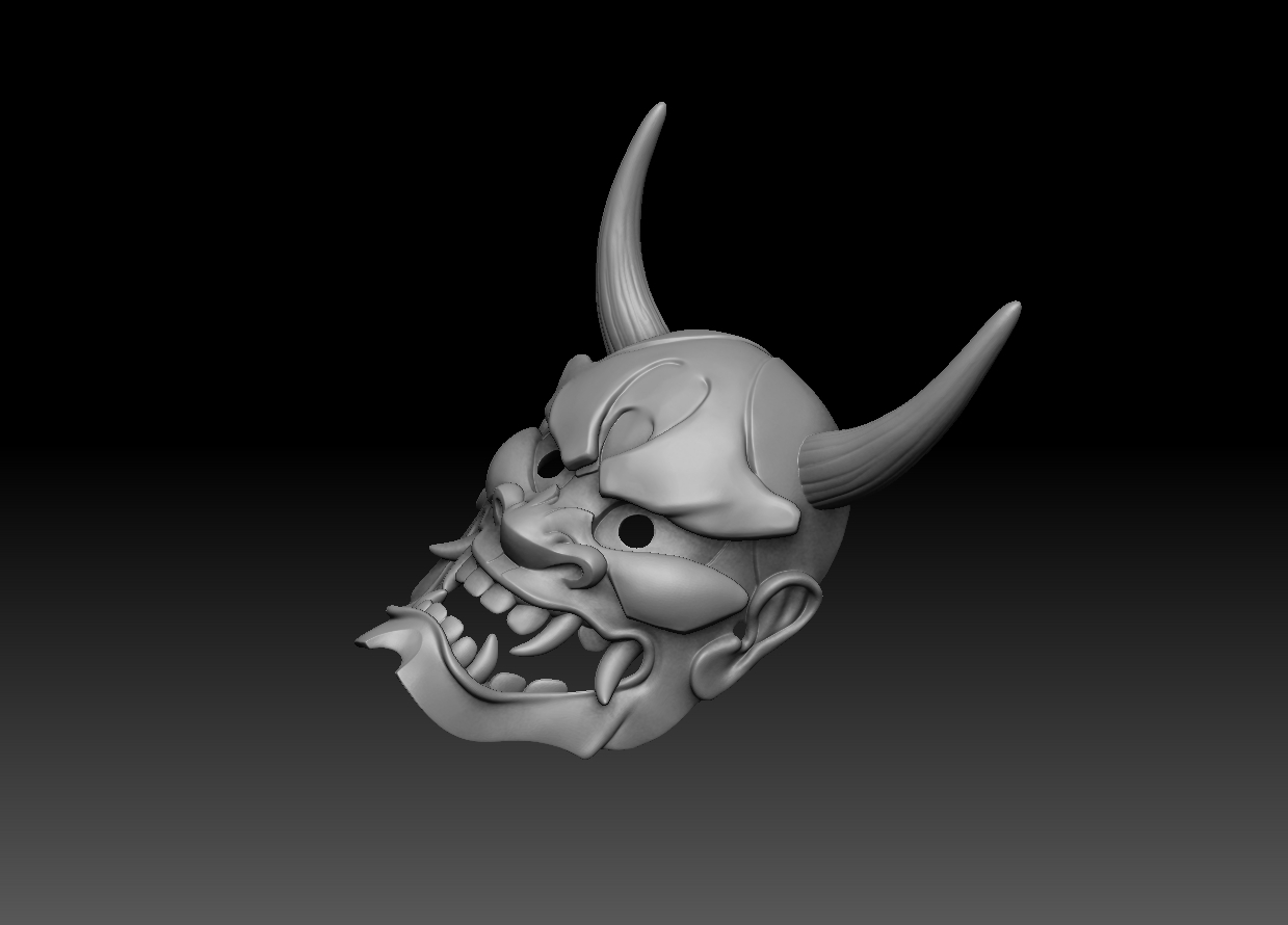 Download STL file TRADITIONAL JAPANESE MASKS COLLECTION "2" • 3D ...