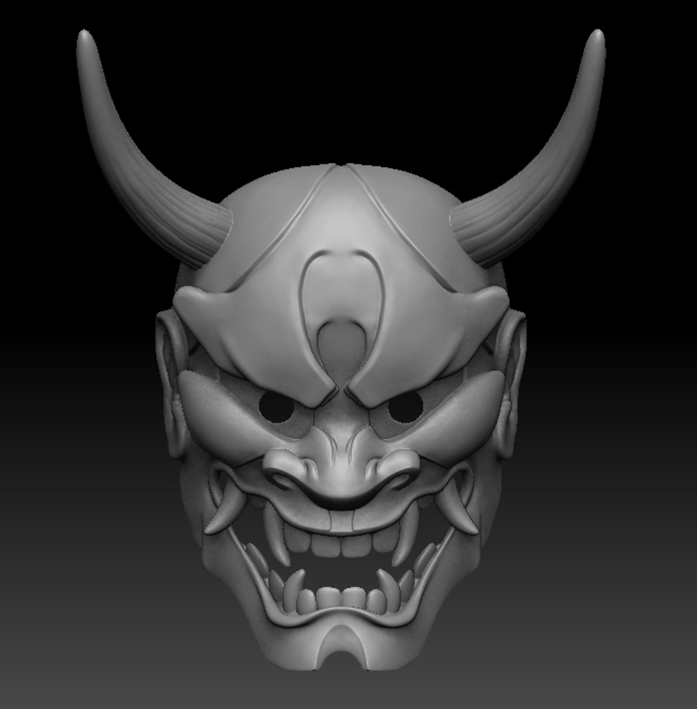 Download STL file TRADITIONAL JAPANESE MASKS COLLECTION "2" • 3D ...