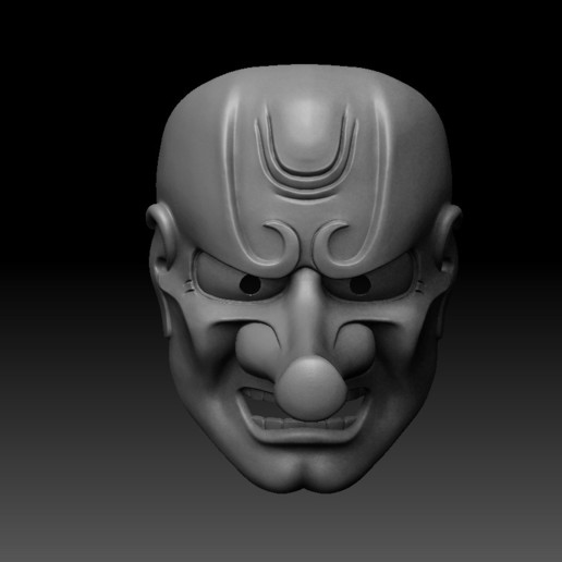 Download STL file TRADITIONAL JAPANESE MASKS COLLECTION "2" • 3D ...