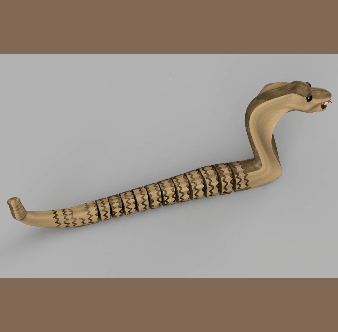 3D file cobra・3D printable design to download・Cults