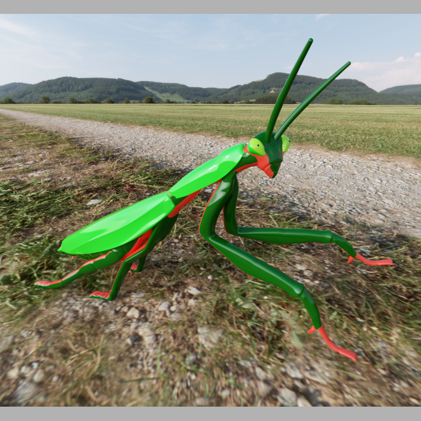 Download STL file praying mantis • 3D printer design ・ Cults