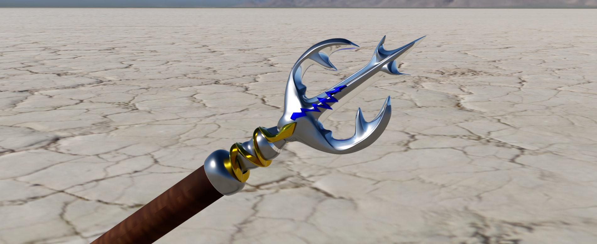 Descargar archivo STL gratis tridente • Objeto para imprimir en 3D ・ Cults