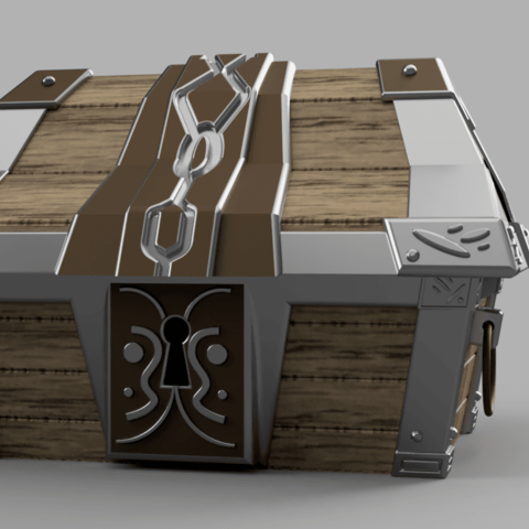 Télécharger fichier STL coffre tresor • Design pour impression 3D ・ Cults