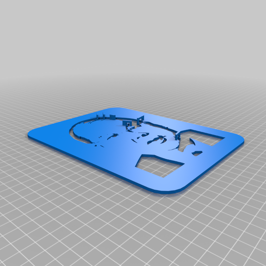 Fichier 3D gratuit Pochoir de peinture Cheung Kin Chung・Modèle à ...