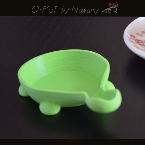 Download 3D printer templates O-Pot - Tiny self- watering Pot ・ Cults