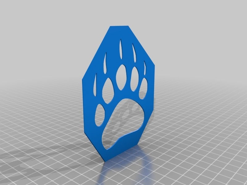 Archivo STL gratis Plantilla de Garra de Oso・Diseño imprimible en 3D ...