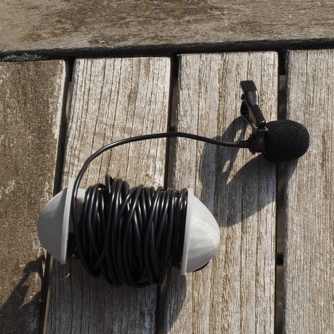 Download STL file Boya tie microphone storage accessory • 3D print ...