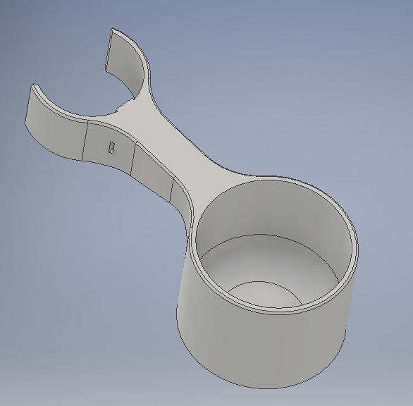 STL file Elliptical bottle holder・3D printable design to download・Cults