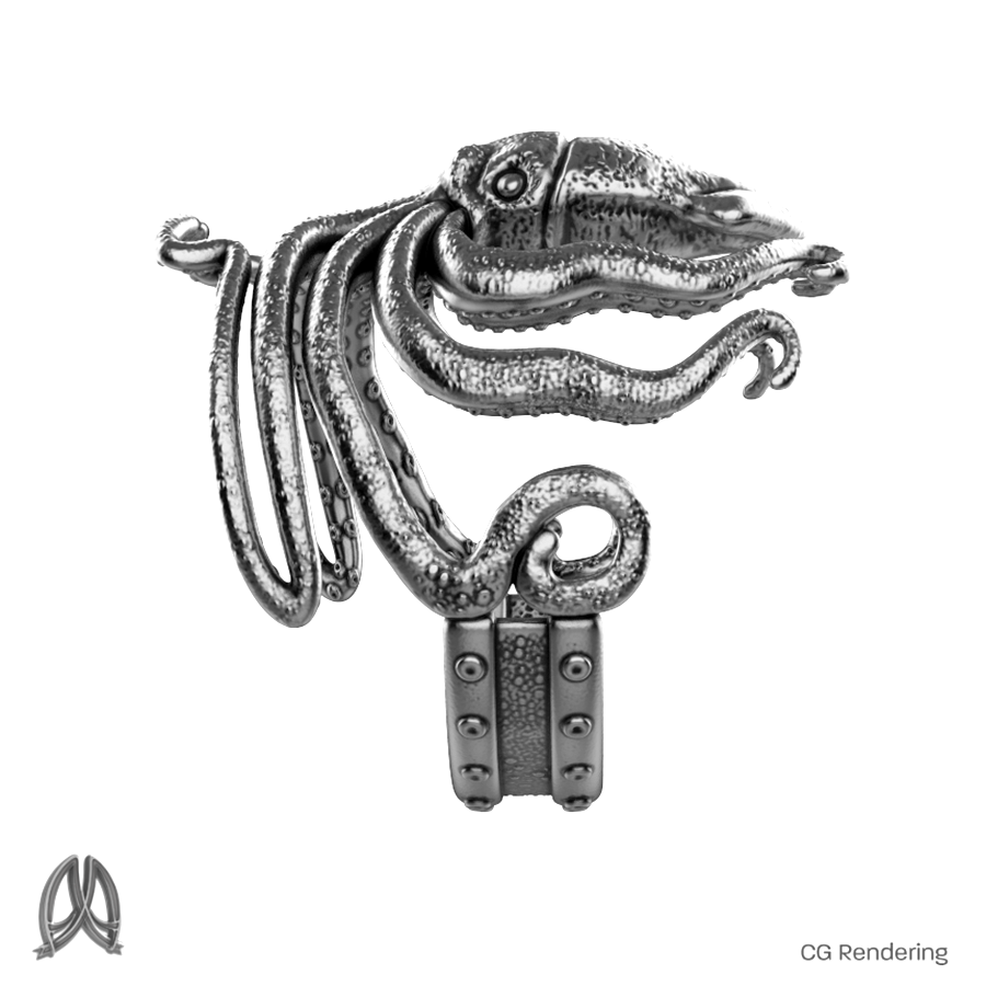 STL file Squid Ring・3D printable model to download・Cults