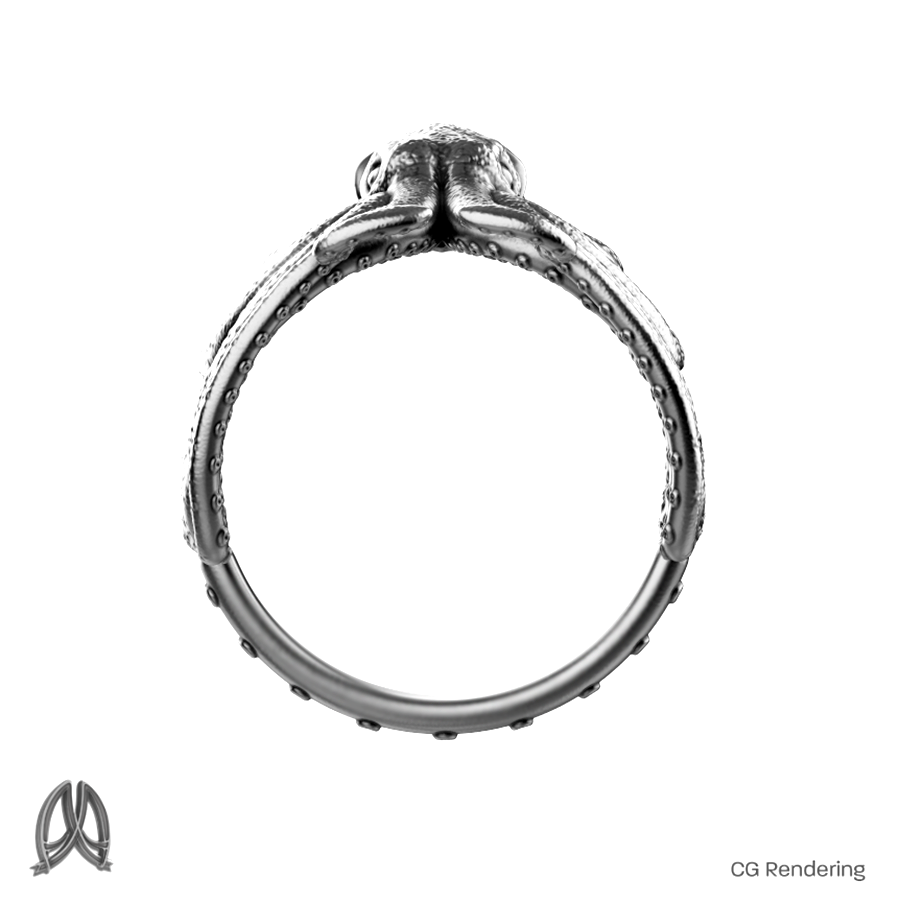 STL file Squid Ring・3D printable model to download・Cults