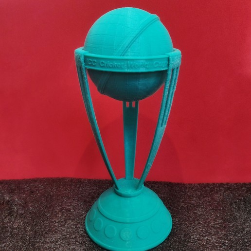 Download 3D printing designs ICC Cricket World Cup Trophy 3D print ...