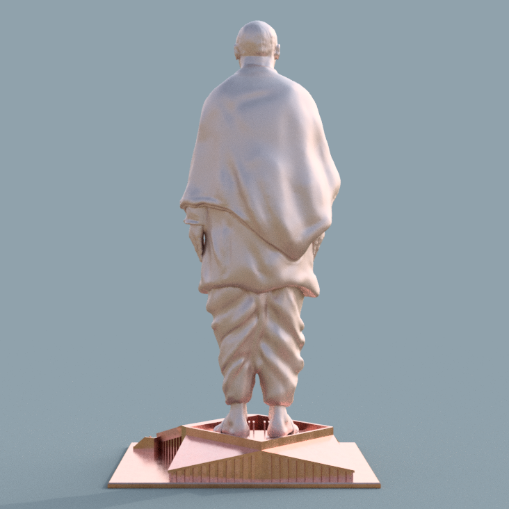 STL file Statue Of Unity With Base - Sardar Vallabhbhai Patel 🇮🇳・3D ...