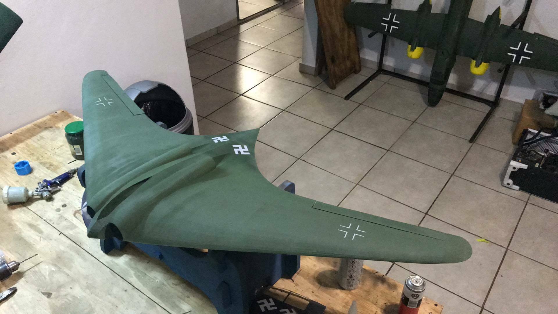 Download free OBJ file Small Static Horten 229 • 3D printable object ...