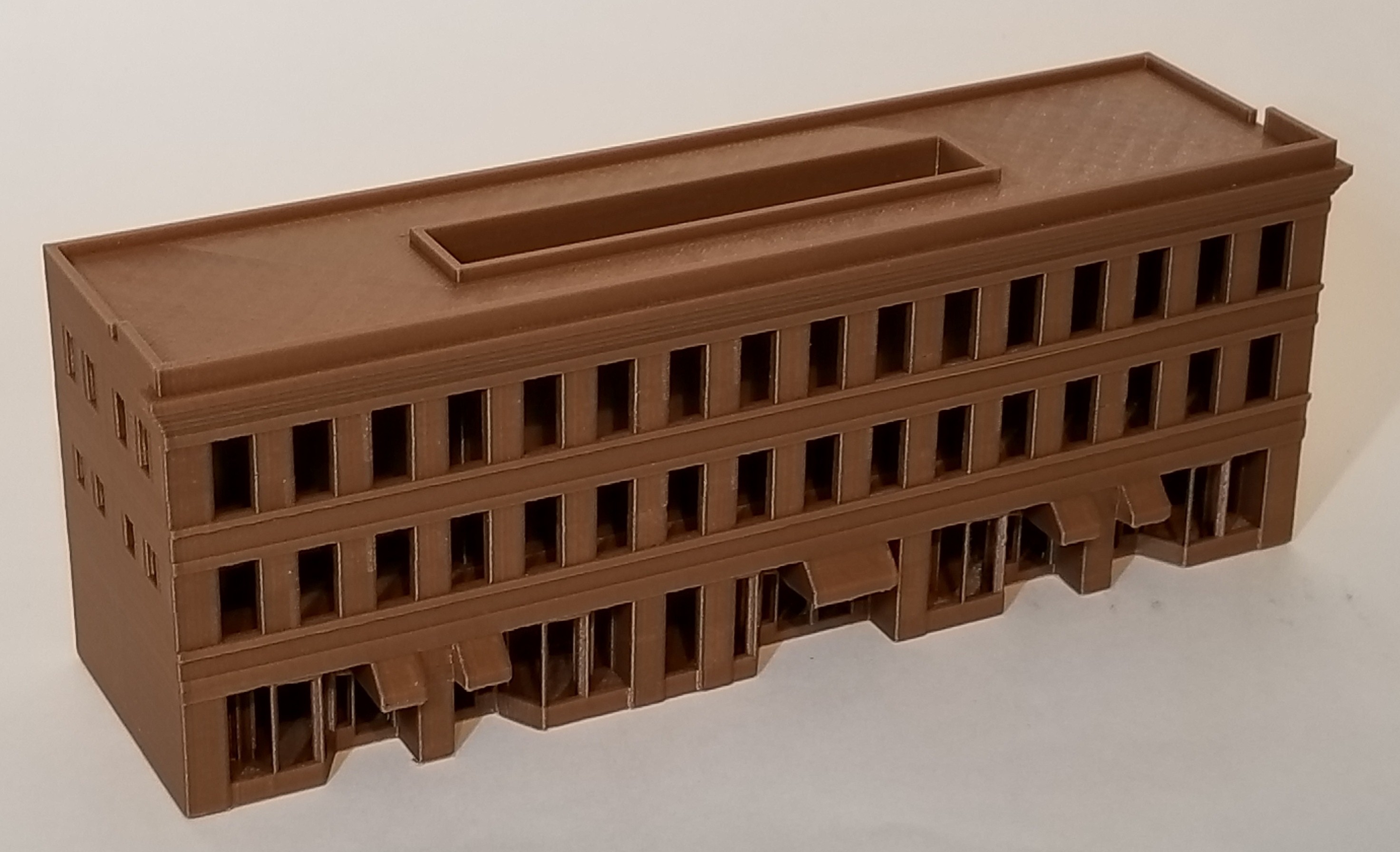 STL file PREMIUM N Scale Building #9・3D printer model to download・Cults