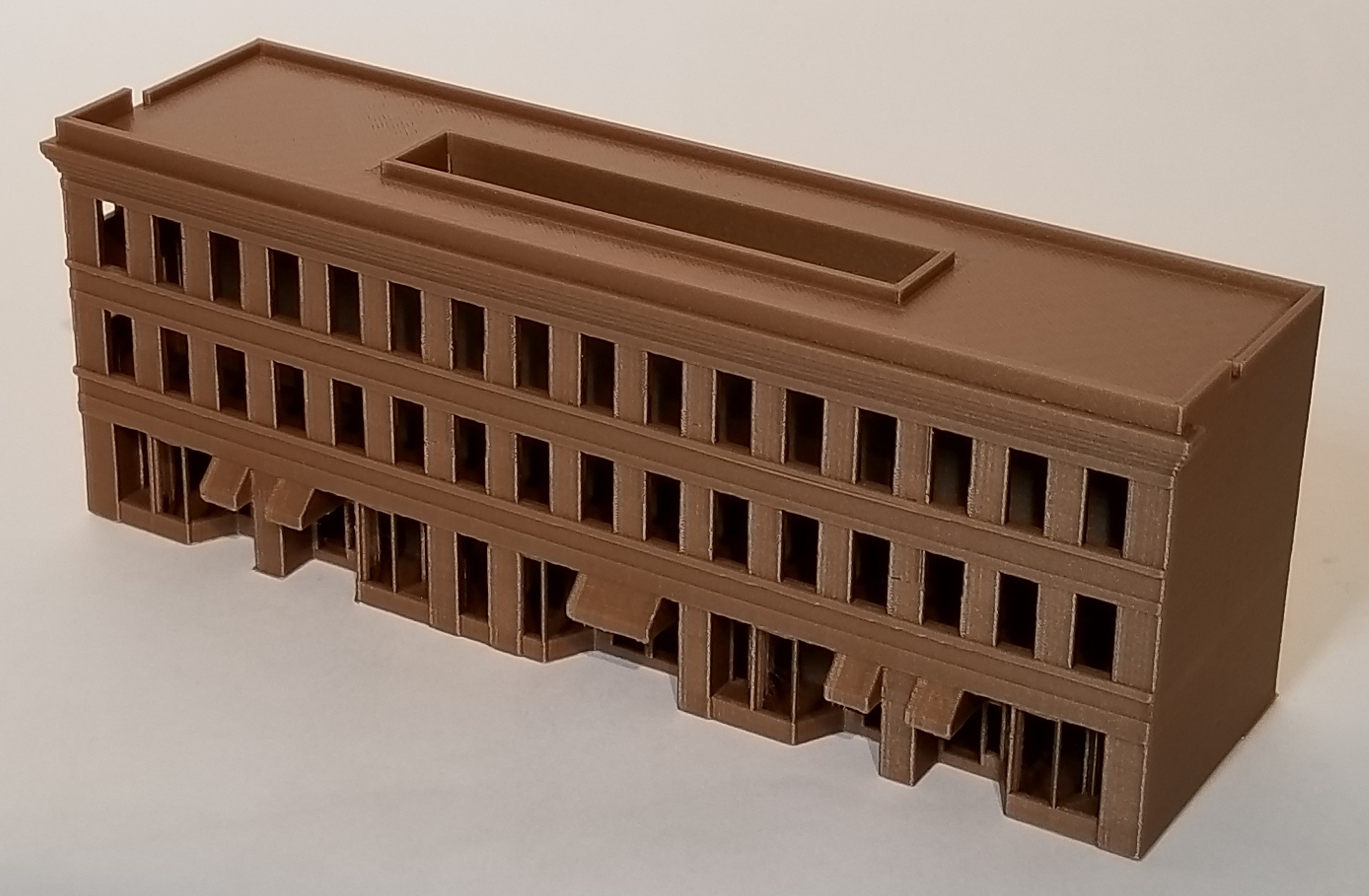 STL file PREMIUM N Scale Building #9・3D printer model to download・Cults