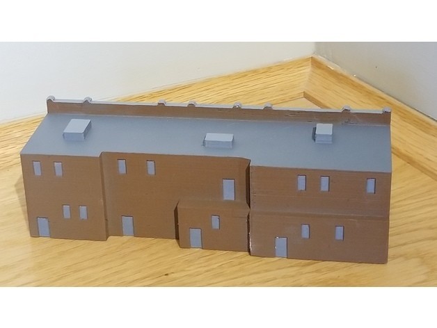 Free STL file N-Scale Building #5 (set)・3D print design to download・Cults
