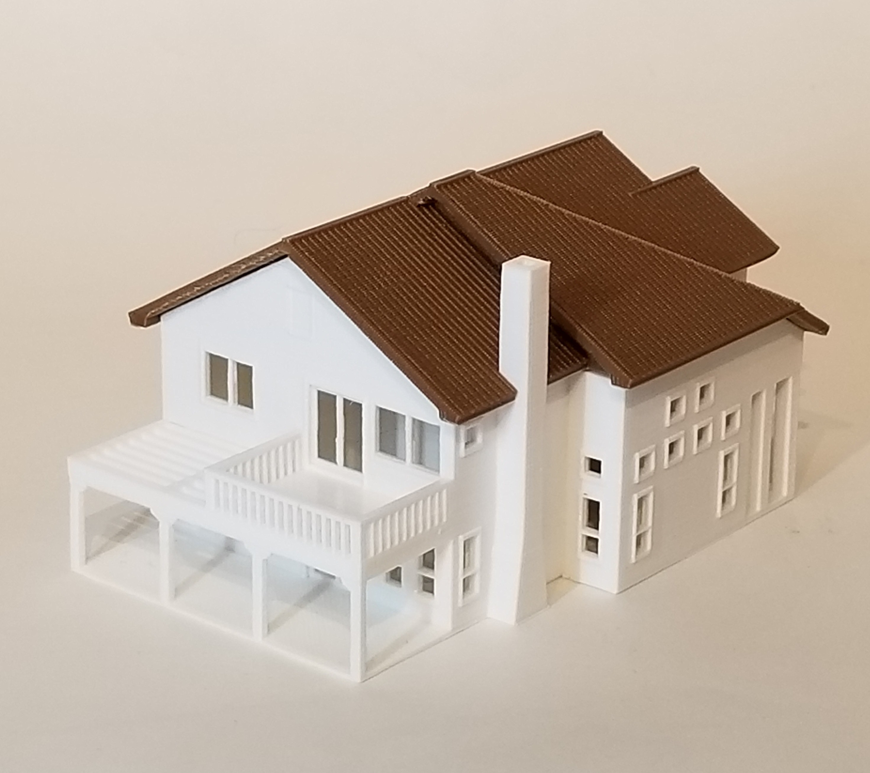 3D file PREMIUM N Scale California Home・Template to download and 3D ...