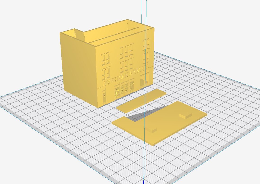STL file PREMIUM N-Scale Building #4 🏗️・3D printer model to download・Cults