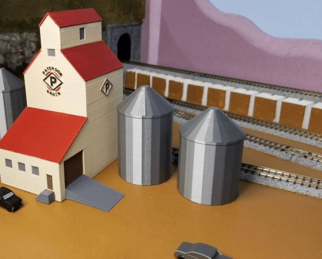 Download free STL file Grain Silos (N-Scale) • 3D print object ・ Cults