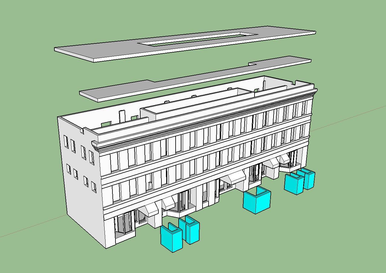 STL file PREMIUM N Scale Building #9・3D printer model to download・Cults