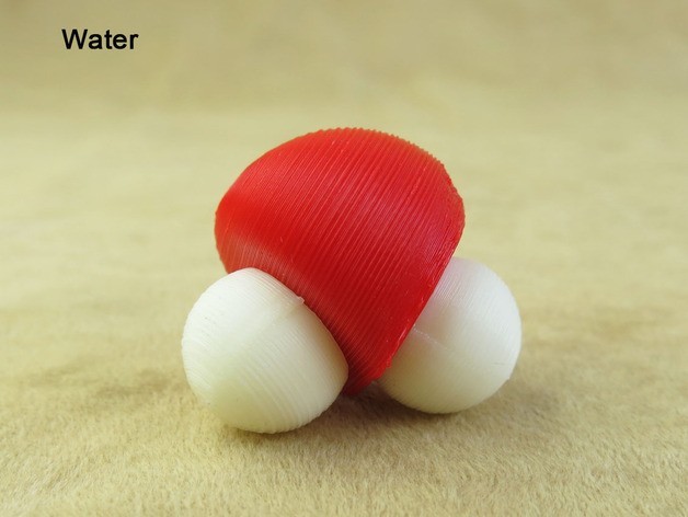 Free STL file Space filling molecular models: Starter set・Object to ...