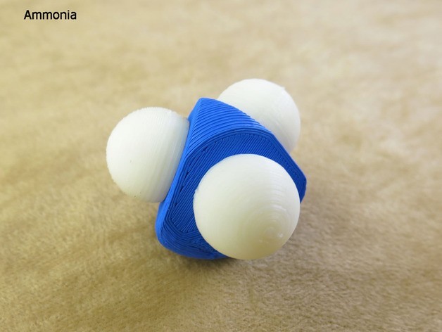 Free STL file Space filling molecular models: Starter set・Object to ...