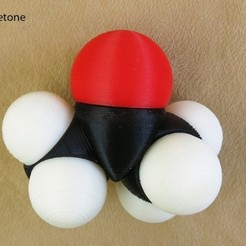 Download free 3D printer model Space filling molecular models: Starter ...