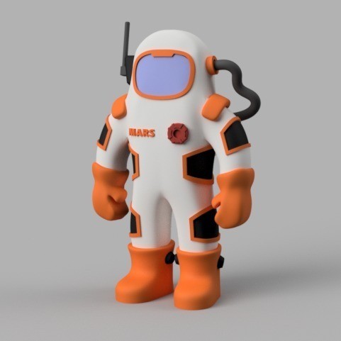 STL file Mars Martian・3D printer model to download・Cults