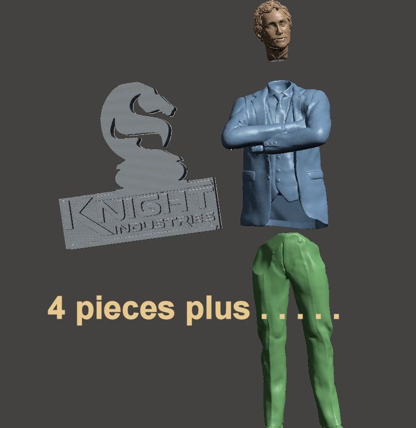 STL file Knight Rider – Devon Miles - by SPARX ♂️・3D print design to ...