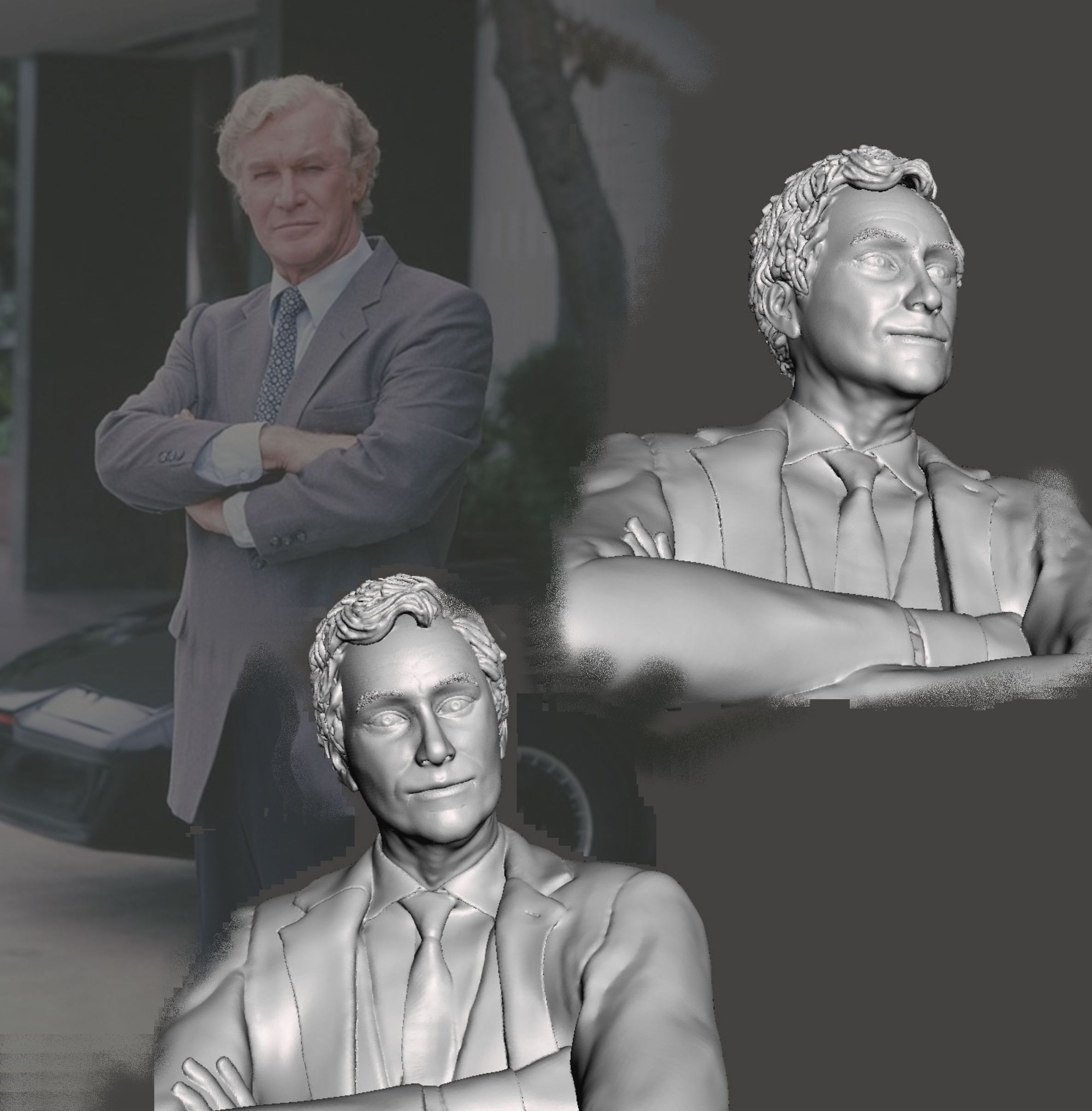 Файл STL Knight Rider – Devon Miles - by SPARX・3D-печать дизайна для ...