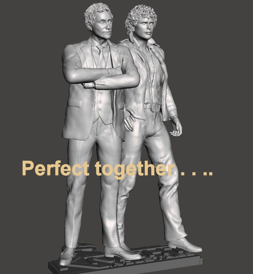 STL file Knight Rider – Devon Miles - by SPARX ♂️・3D print design to ...