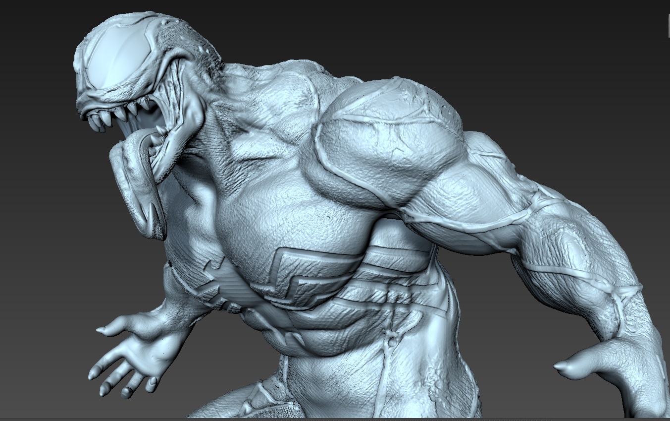 STL file venom 🎦・3D printing idea to download・Cults