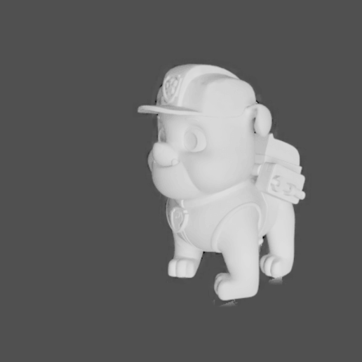 Download STL file Rubble Paw Patrol • 3D print template ・ Cults