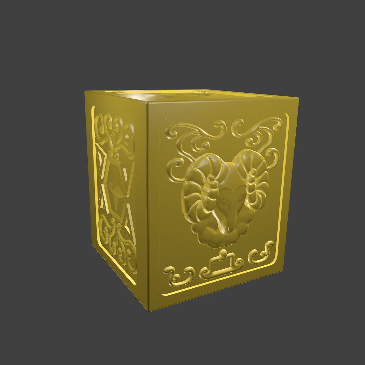 Download STL file Pandora box Aries • 3D printing model ・ Cults