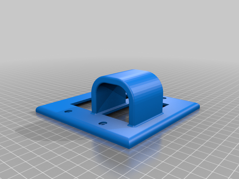 STL file Light Switch Bump Guard - Double Faceplate・3D printable model ...