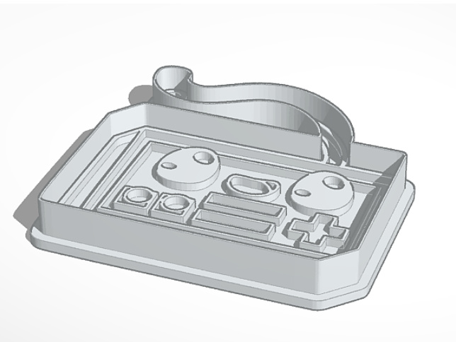 3D file Kawaii Retro Game Controller Cookie Cutter and Stamp・Design to ...