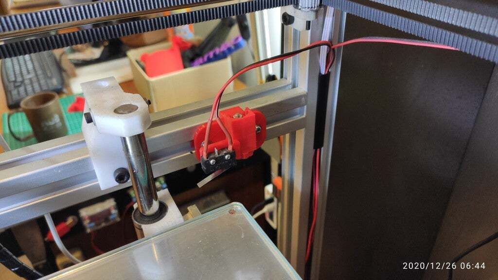 Free STL file Z EndStop Adjustable Microswitch mount for HyperCube・3D ...