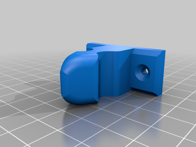 Free 3D file Spring snap catch - simplified wall version・Design to ...