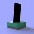 Download free STL file Dock Iphone X • 3D printable design ・ Cults