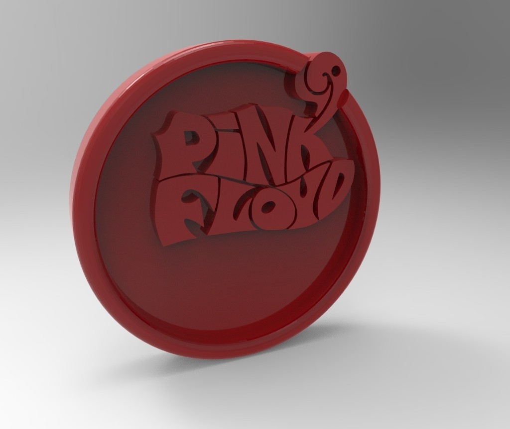STL file keychan pink floyd・3D printable design to download・Cults