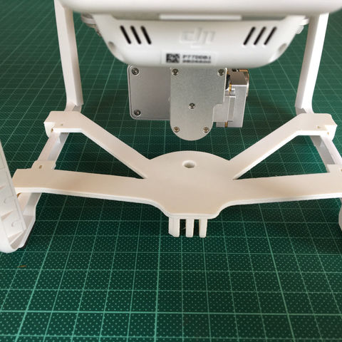 Download STL file DJI Phantom 3 - holder for GoPro, 360° cam or other ...