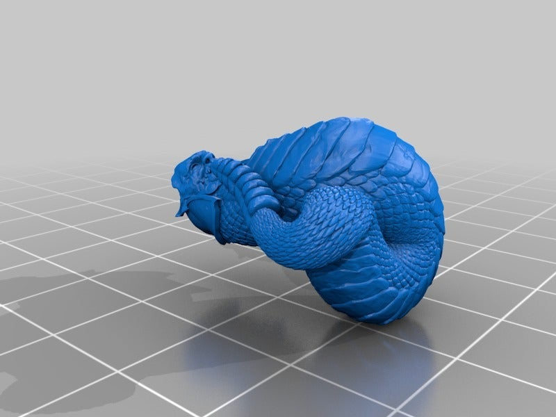 Free STL file Slaanesh serpent body for marine・3D printable model to ...